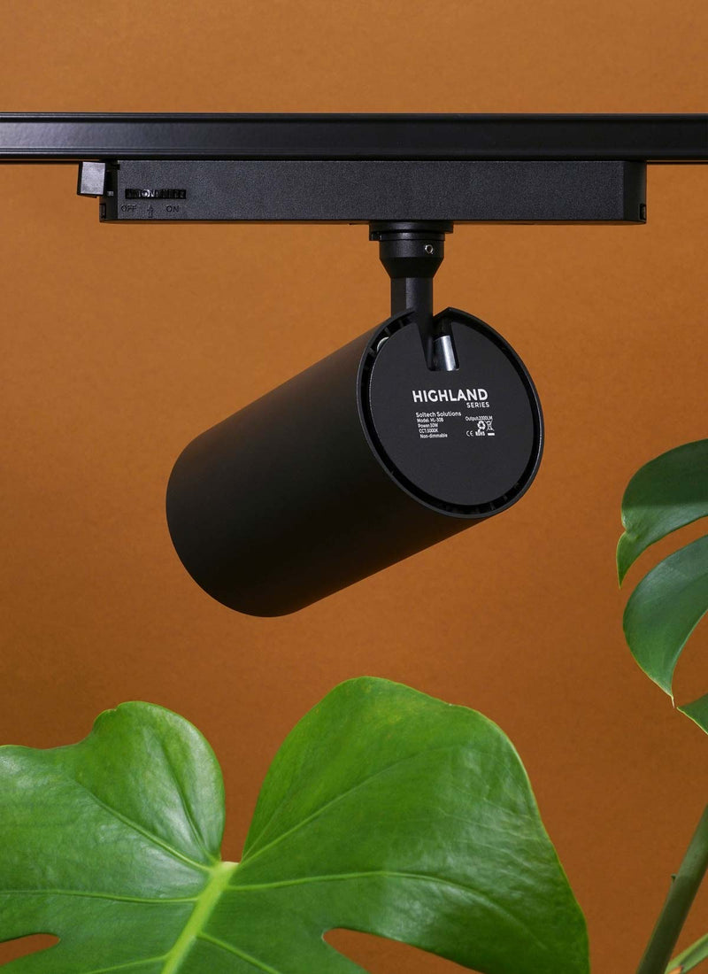 Hardwired Track Lighting for Indoor Plants | Hardwired Highland™ Track ...